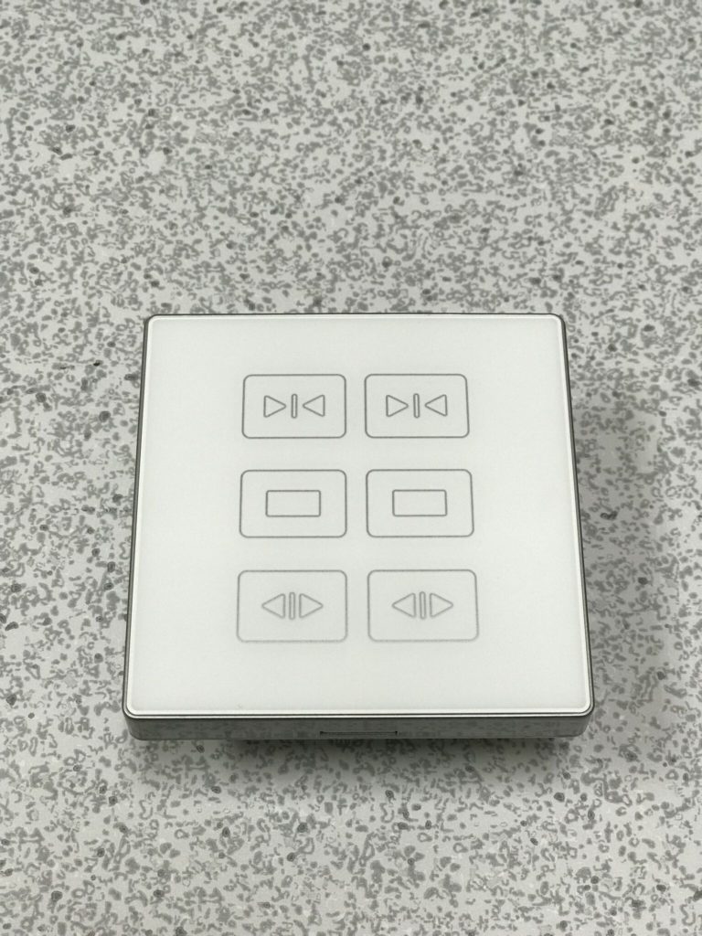 Wireless RF Wall Switch (2-Channel) (Model: R35-C2) - Electric Drapery Rod