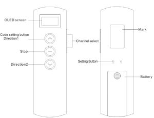 Remote Control 32-Channel - Electric Drapery Rod