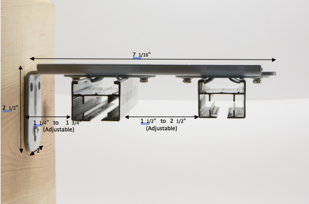 Wall Mount Bracket (Dual- Track) - Electric Drapery Rod