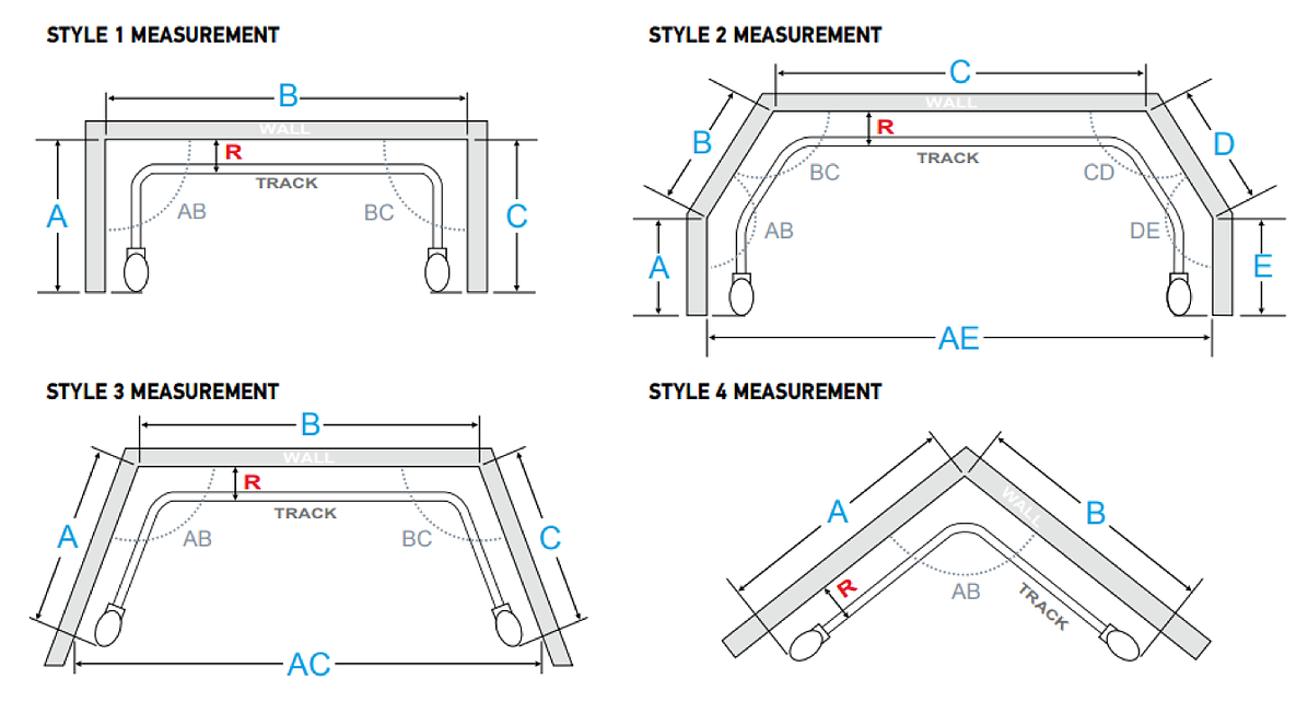 Curtain Track Selection - Electric Drapery Rod